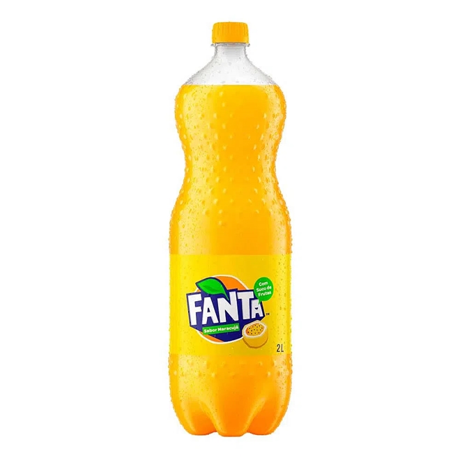 REFRI FANTA MARACUJA PET 2L - Refrigerante Fanta Maracujá Pet 2L - FANTA