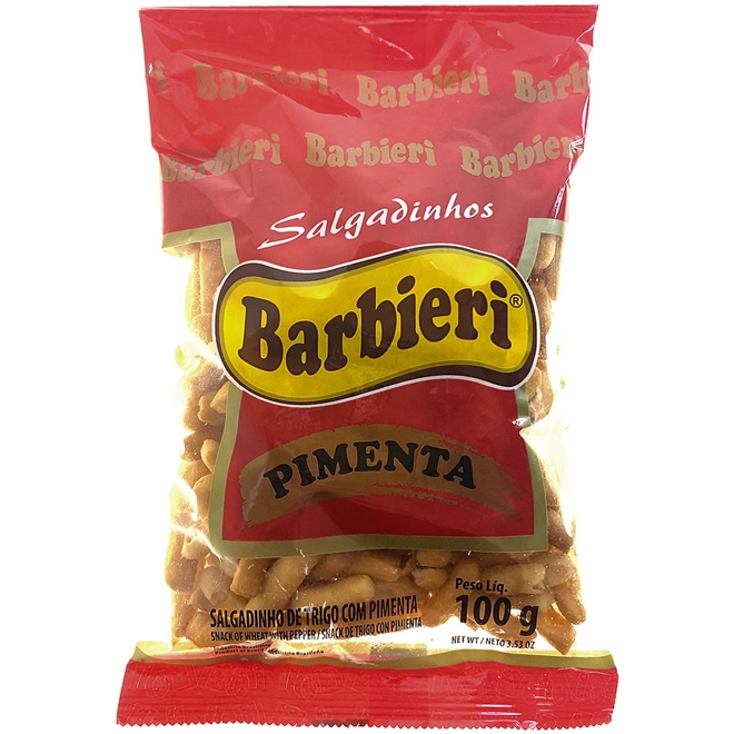 SALGADINHO SABOR PIMENTA 100 GR - Salgadinho Barbieri Sabor Pimenta ...