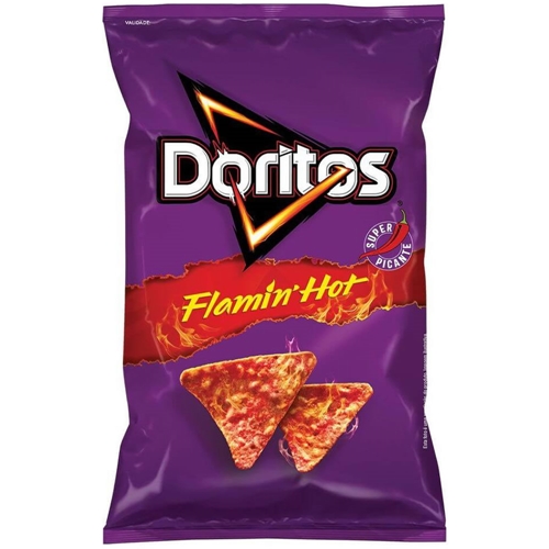 SALGADINHO DORITOS FLAMIN HOT 84G - Salgadinho Elma Chips Doritos Flamin Hot 84g - DORITOS