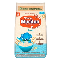 MUCILON MULTICEREAIS REF 230G - Cereal Mucilon Infantil Multicereais ...