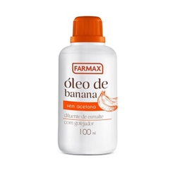 OLEO FARMAX BANANA 100ML - Óleo De Banana Farmax 100ml - FARMAX
