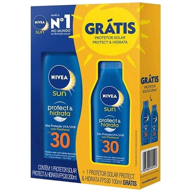 KIT PROTETOR SOLAR NIVEA SU PROTECT E HIDRATA FPS 30 - Kit Protetor ...