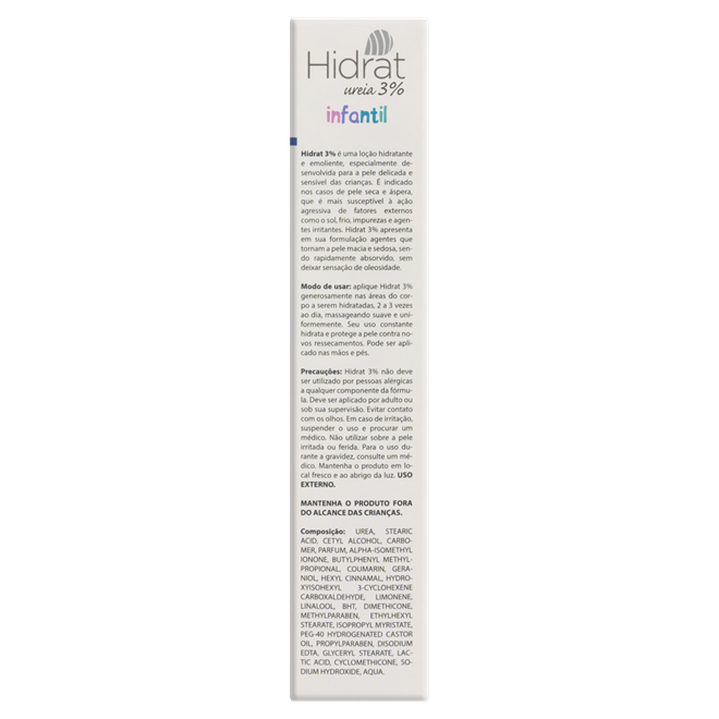 HIDRAT UREIA 3 % 150 ML - Hidrat Ureia 3% Loção Hidratante Infantil ...