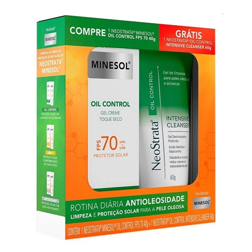 KIT NEOSTRATA MINESOL PROT FACIAL FPS70 + GEL LIMP CLEANSER 60G - Kit ...