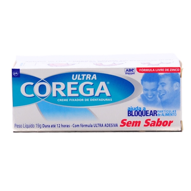COREGA ULTRA CREME S SABOR 19G - Fixador De Dentadura Corega Ultra ...