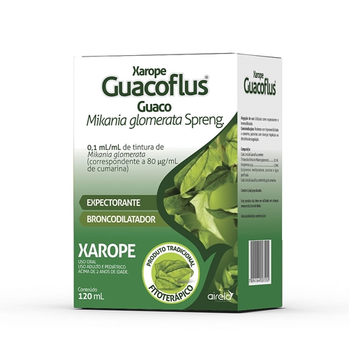 XAROPE GUACOFLUS FR C/120ML - Xarope Guacoflus 120ml - NAO INFORMADO