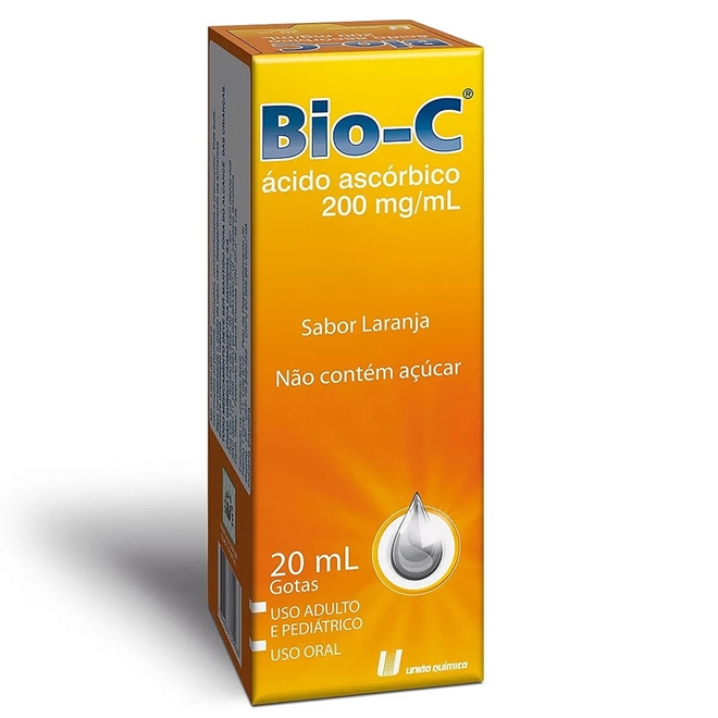 BIO C 200MG ML SOL GTS - Vitamina C - Bio C 200mg/ml Solução Gotas 20ml ...
