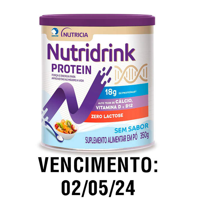 Complemento Alimentar Nutridrink Protein sem Sabor Adulto 350g ...