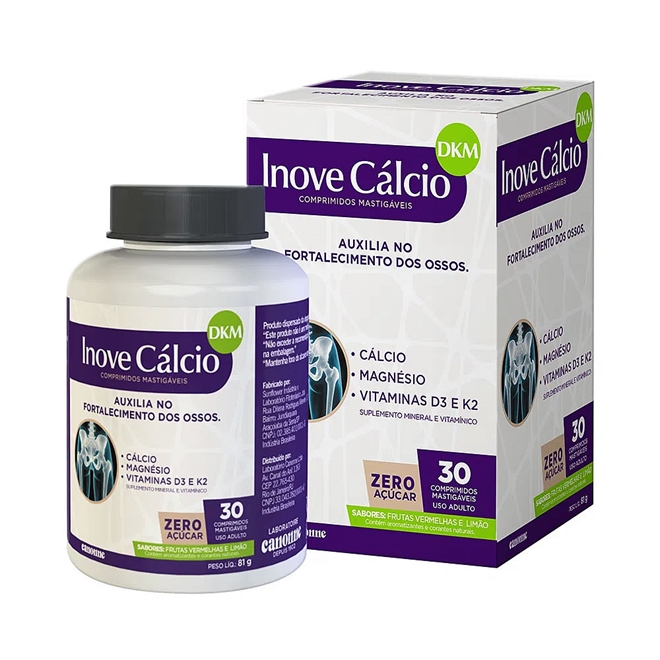 INOVE CALCIO 30 CPR MAST - Inove Cálcio DKM 30 Comprimidos Mastigáveis ...