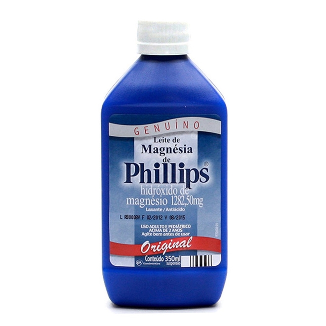 LEITE MAGNESIA PHILLIPS ORIGINAL LIQ 350ML - Leite De Magnésia Phillips ...