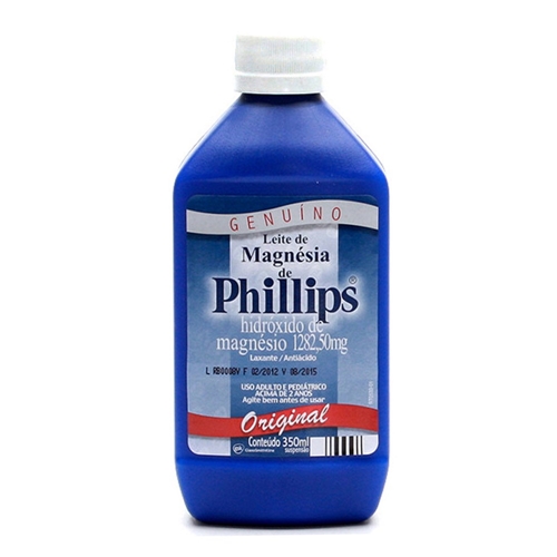 LEITE MAGNESIA PHILLIPS ORIGINAL LIQ 350ML - Leite De Magnésia Phillips ...
