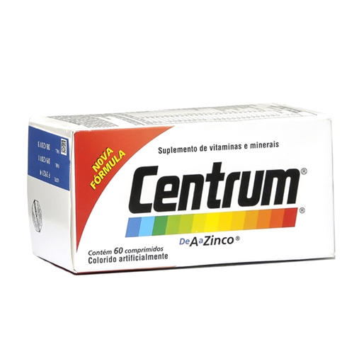 CENTRUM 60 COMPRIMIDOS - Centrum 60 Comprimidos - PFIZER