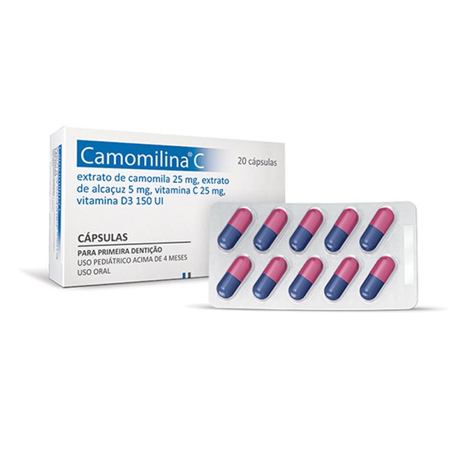 Camomilina C 20 Cápsulas - Camomilina C 20 Cápsulas - THERASKIN
