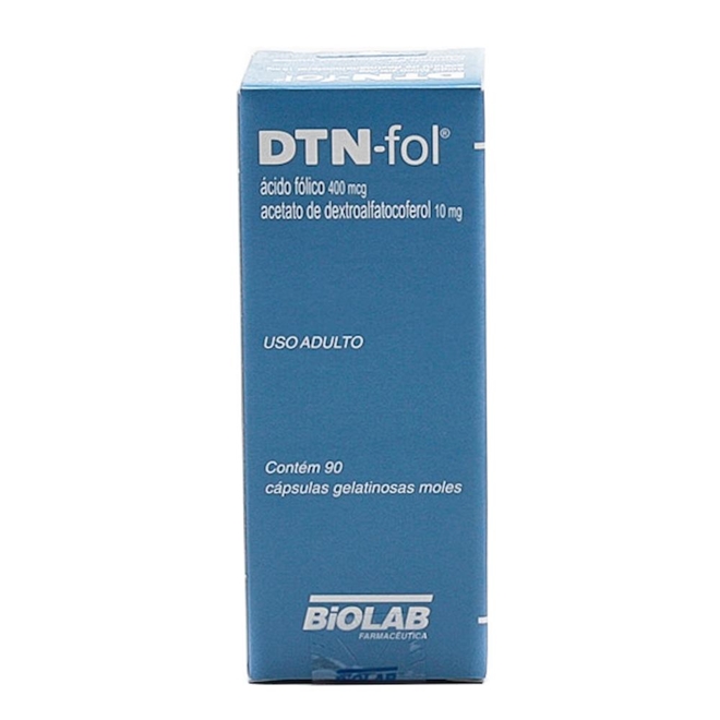 Dtn-fol 400mcg/ 10mg 90 Cápsulas - Dtn-fol 400mcg/ 10mg 90 Cápsulas ...