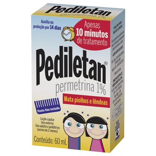 Permetrina - Pediletan Loção Capilar 60ml - Permetrina - Pediletan ...