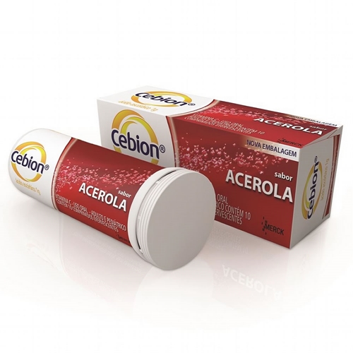 Vitamina C - Cebion 1g Acerola 10 Comprimidos Efervescentes - Contém ...