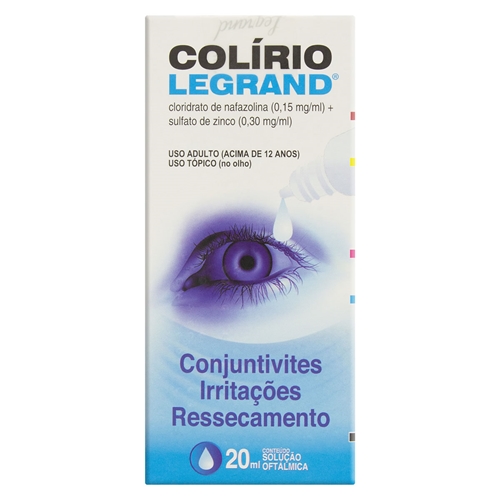 Colírio Legrand 20ml - Colírio Legrand 20ml - LEGRAND