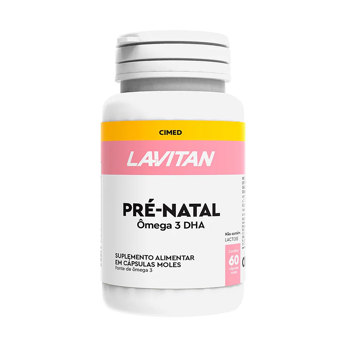 Kit Lavitan Pré-Natal Multi 30 comprimidos + Ômega 3 DHA 60 cápsulas ...