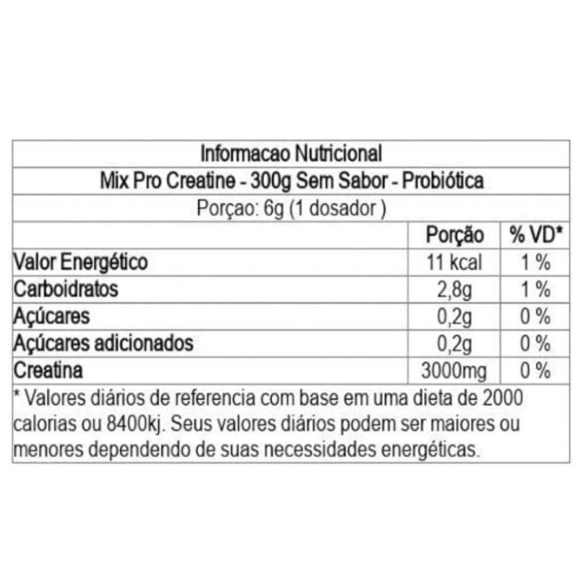 Creatina Probiótica MIx Pro Creatine 300g - Creatina Probiótica MIx Pro ...