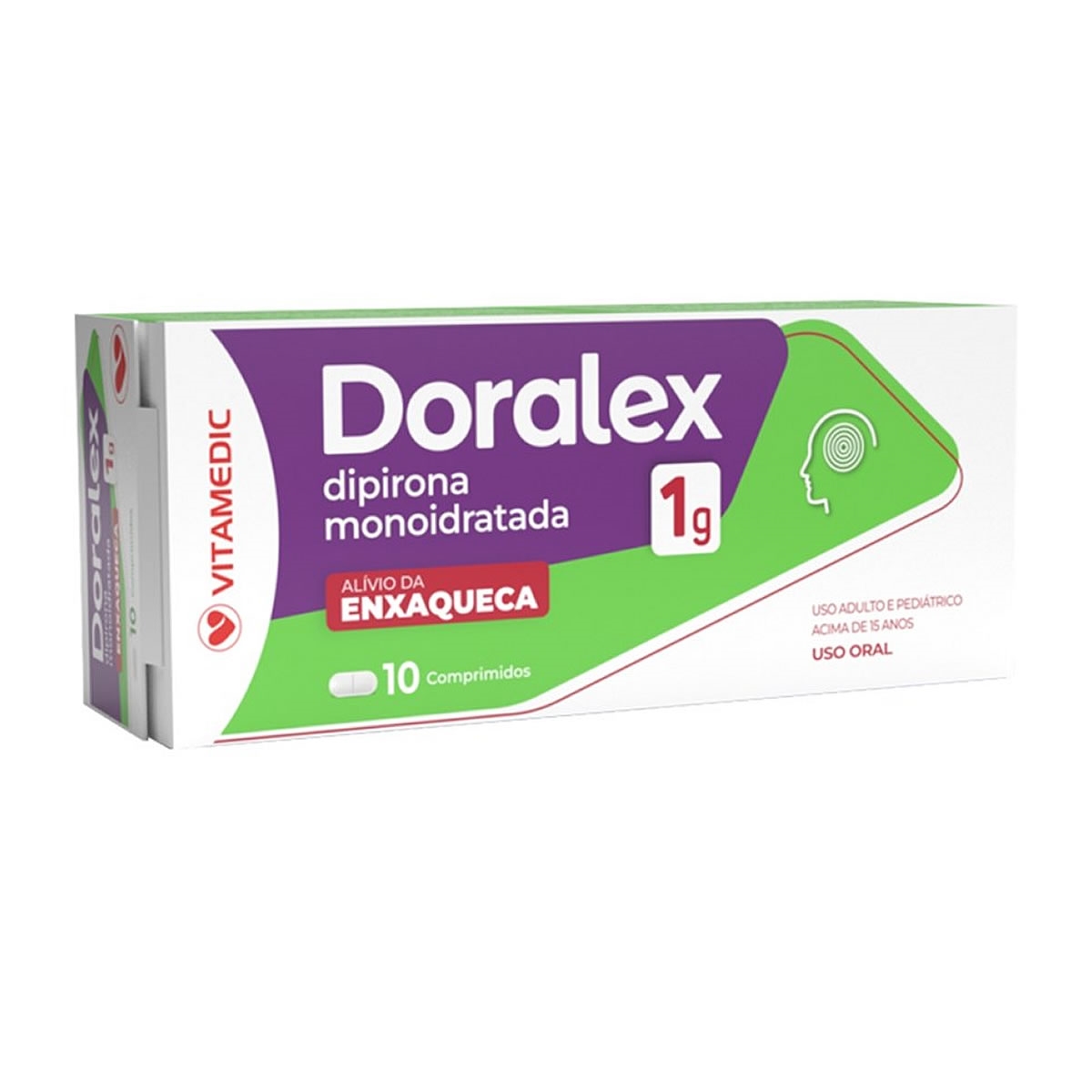 Dipirona Doralex 1g 10 Comprimidos - Dipirona Doralex 1g 10 Comprimidos ...