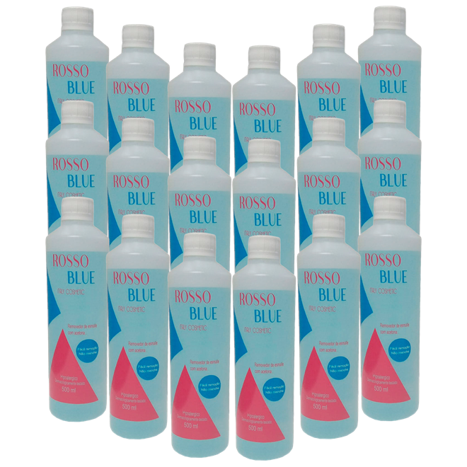 Kit 24 Unidades Acetona Rosso Blue 500ml - Kit 24 Unidades Acetona ...