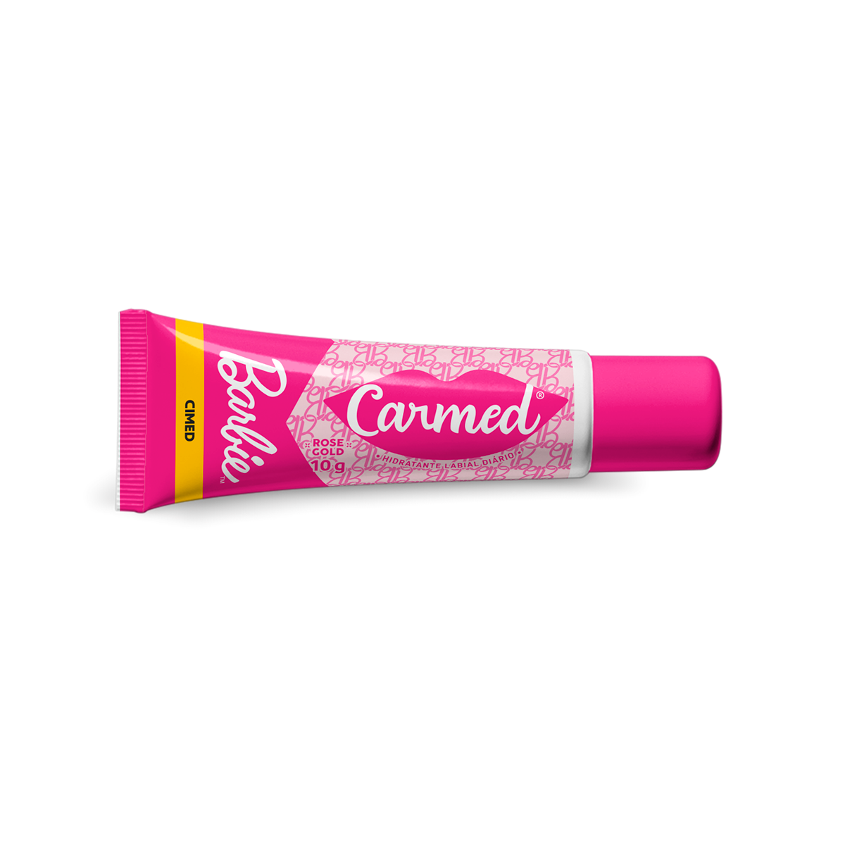 Kit 12 Hidratante Labial Carmed Barbie Rose Gold Efeito Gloss 10g - CIMED