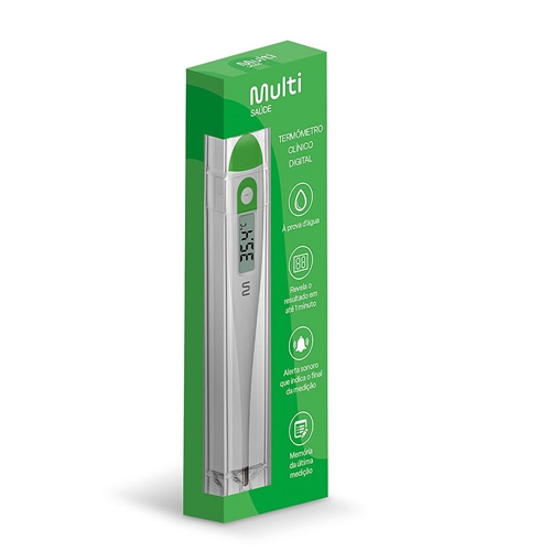 Termômetro Digital Multilaser Branco HC222 - Termômetro Digital ...